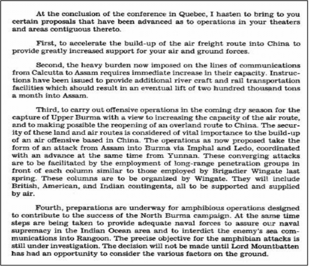 The 5307th Composite Unit (Provisional) “Merrill’s Marauders:” Special ...